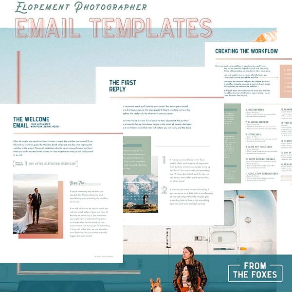Photographer Email Templates for Client Communication - From the Foxes