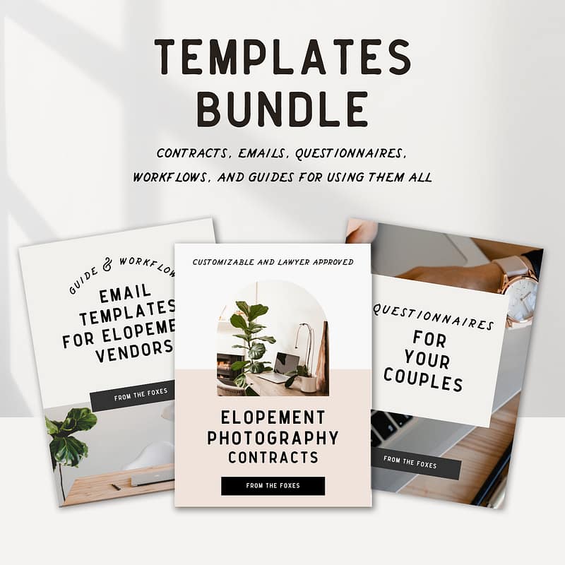 Photographer Email Templates for Client Communication - From the Foxes